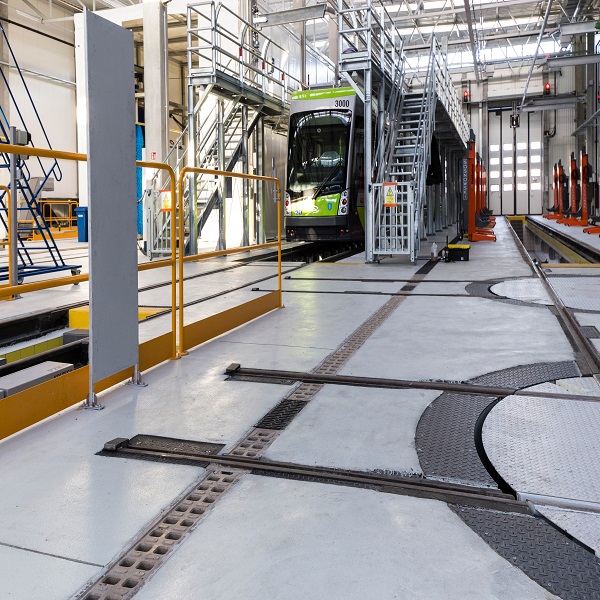 ACO TRAM System Odwodnienia Torowiska Dwutoroweho