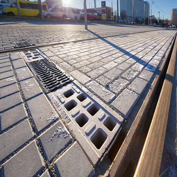 ACO TRAM System Odwodnienia Torowiska Dwutoroweho