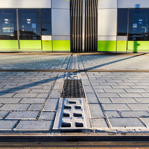 ACO TRAM System Odwodnienia Torowiska Dwutoroweho